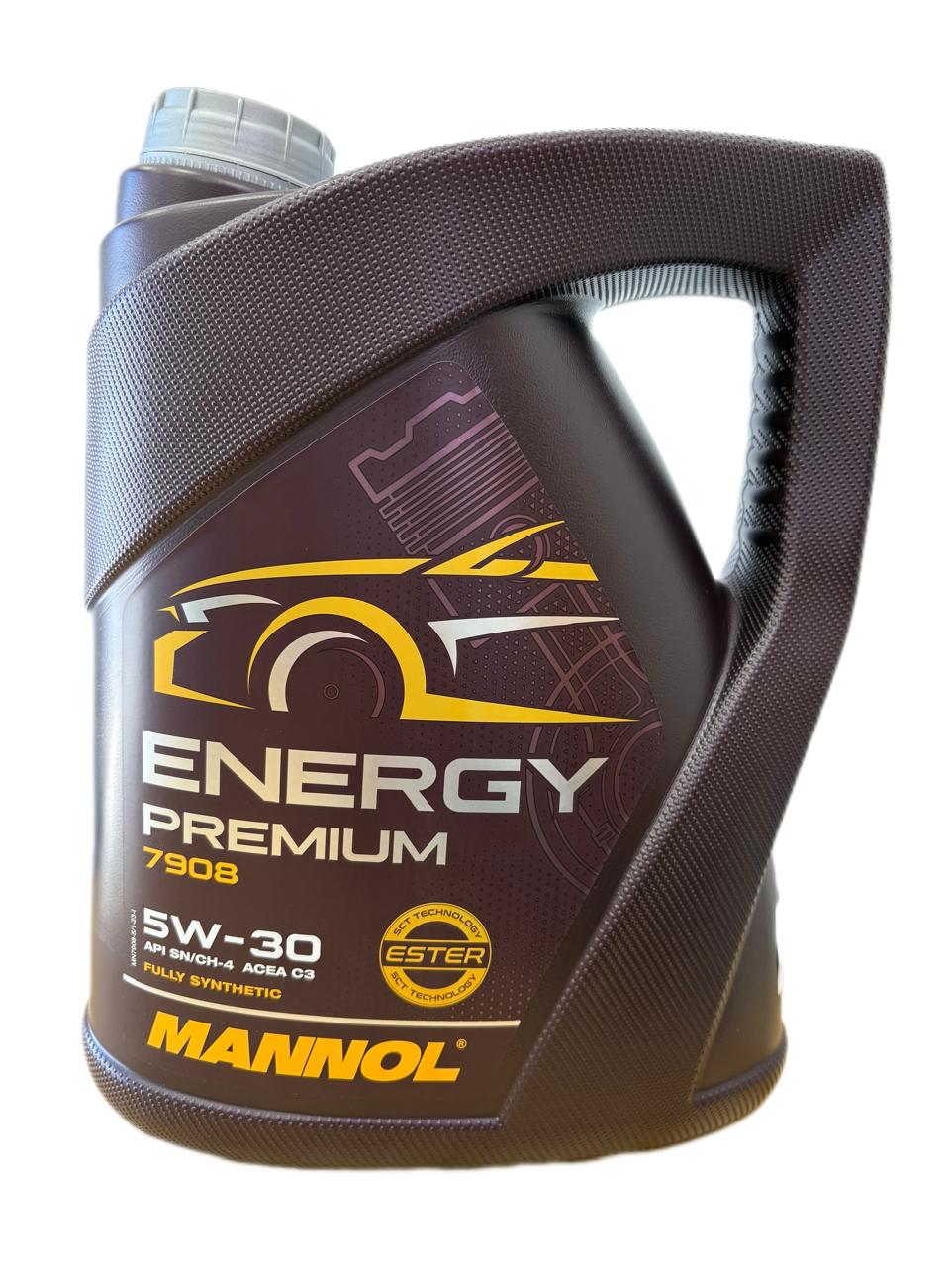 Aceite de motor MANNOL ENERGY PREMIUM 5W30 / 5 Litros – Repuestos Prime