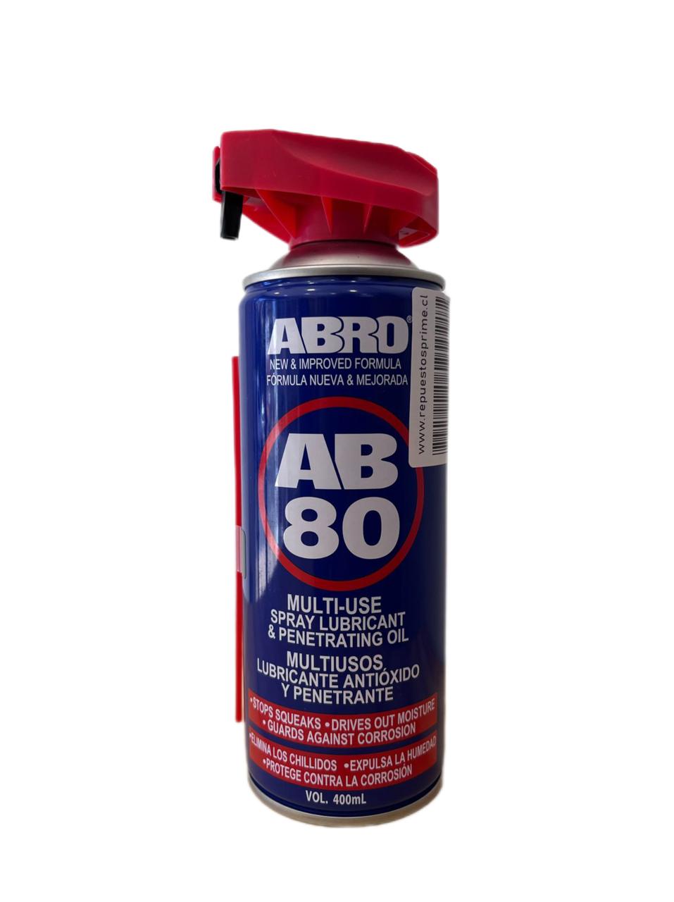 Lubricante Anticorrosivo Spray Abro Ab-80 Americano – Repuestos Prime